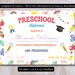 Editable Preschool Diploma | Printable Kindergarten Graduation Diploma ...