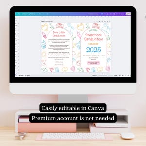 Preschool Graduation Program Template | Editable Pre-k Graduation ...