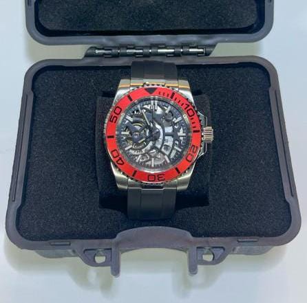 Seiko Mod Skeleton Diver - Etsy