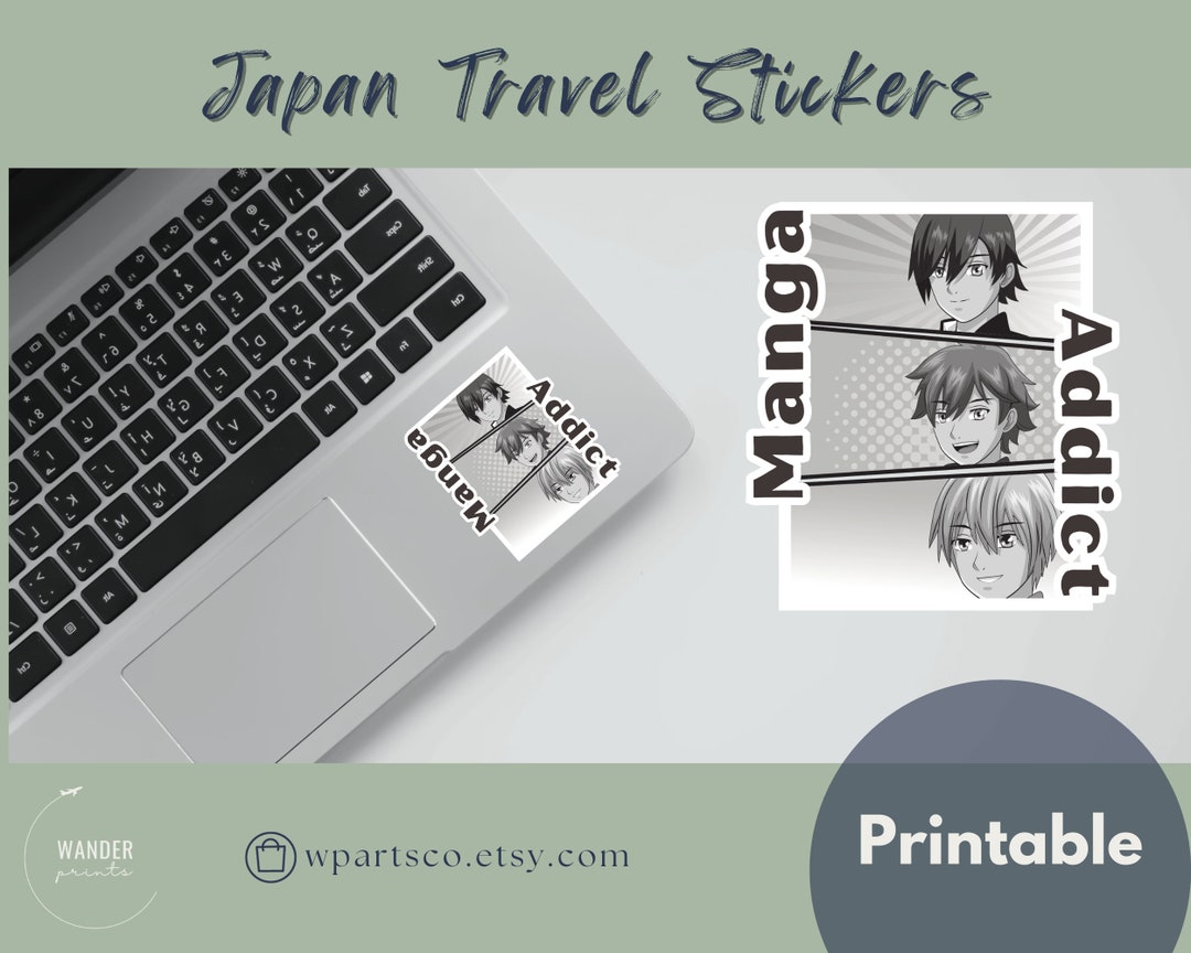 Japan Travel Sticker Bundle printable - Etsy