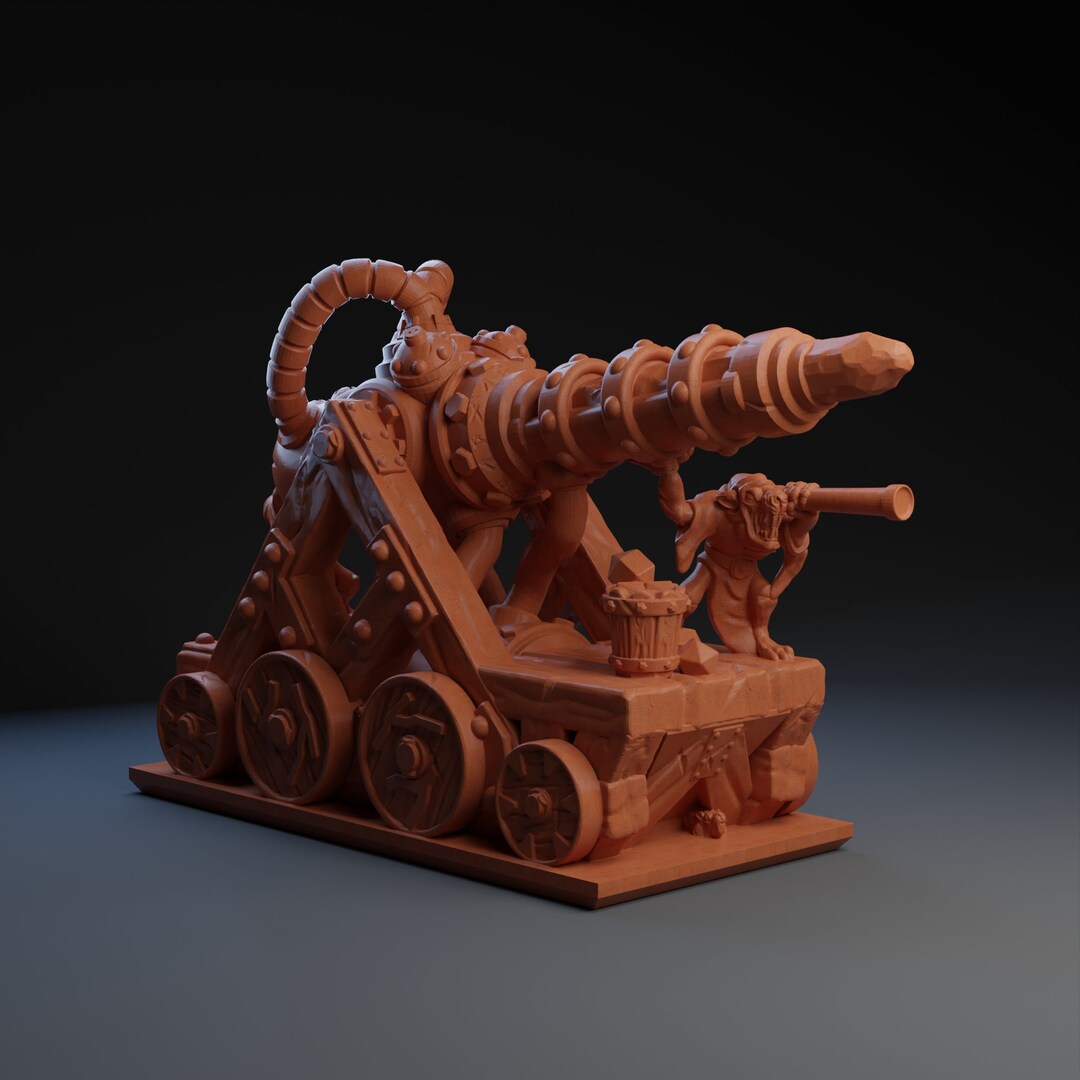 Lightning Cannon | Vermin Clans | Wargaming | TTRPG | 10mm Scale - Etsy