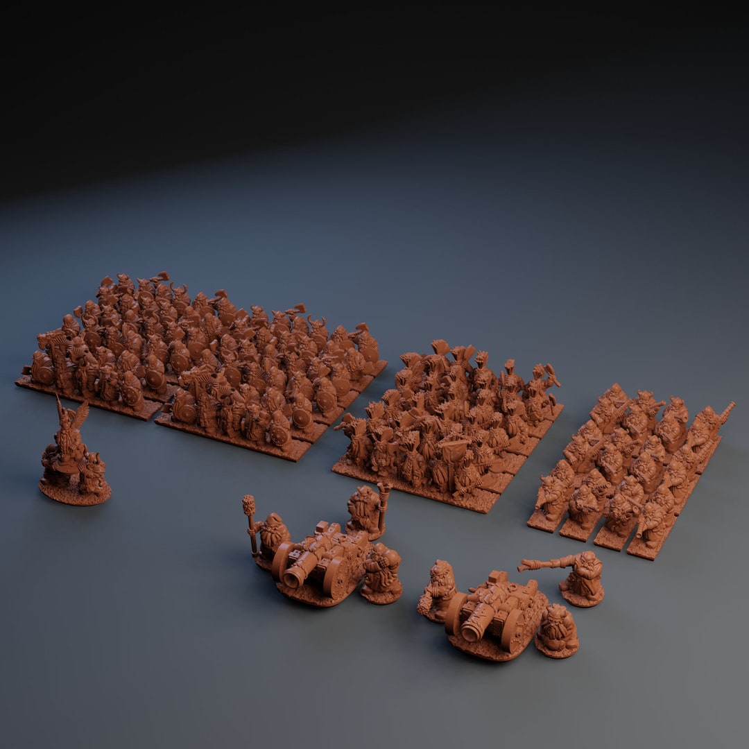 Dwarf Army Starter Deal 600 Pts Varus Miniatures Wargaming TTRPG 10mm Scale - Etsy