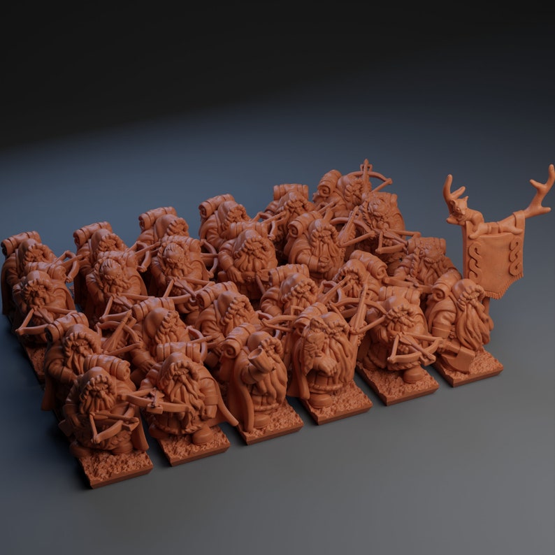 Norse Dwarf Rangers Varus Miniatures Wargaming TTRPG 10mm Scale - Etsy