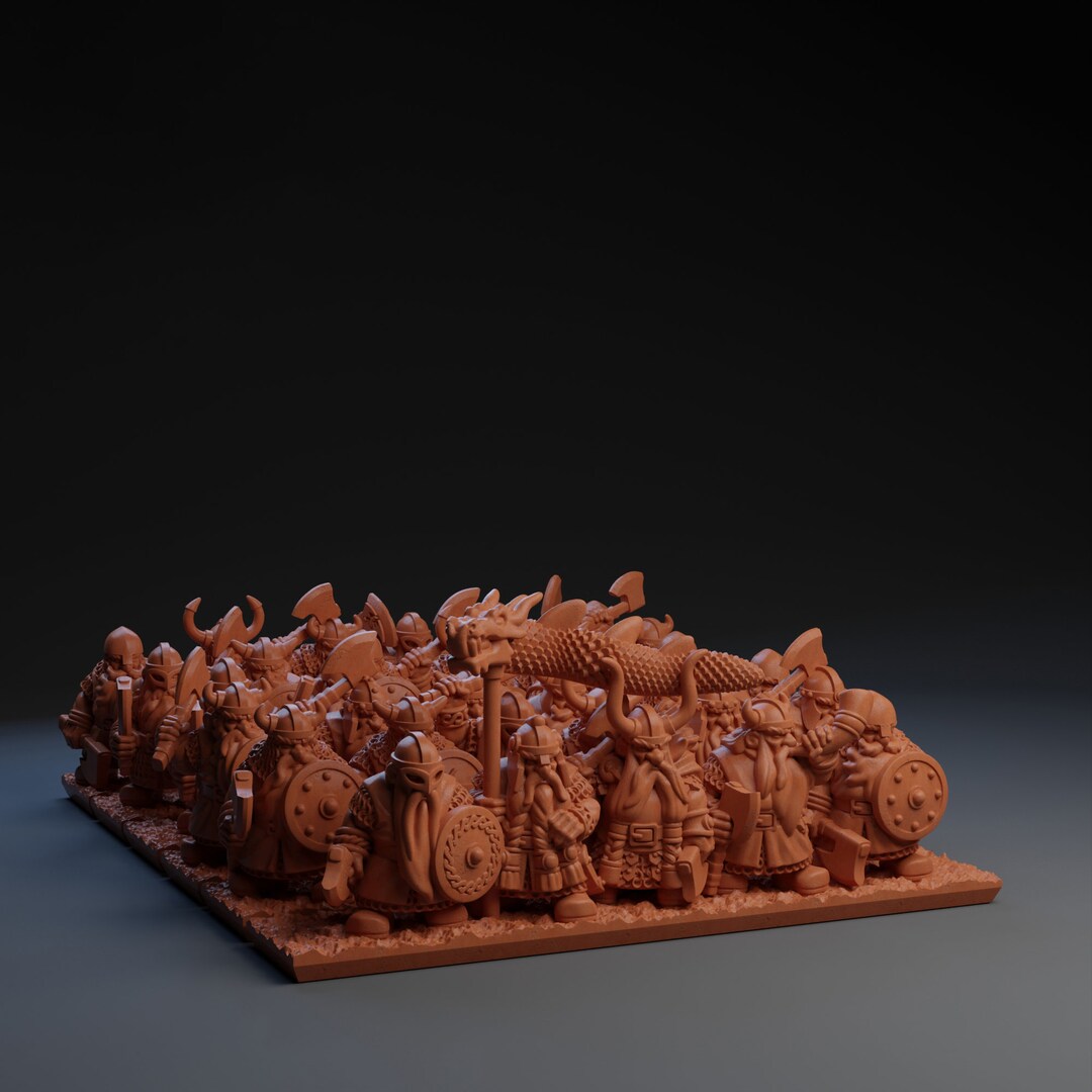 Norse Dwarf Warriors Varus Miniatures Wargaming TTRPG 10mm Scale - Etsy UK