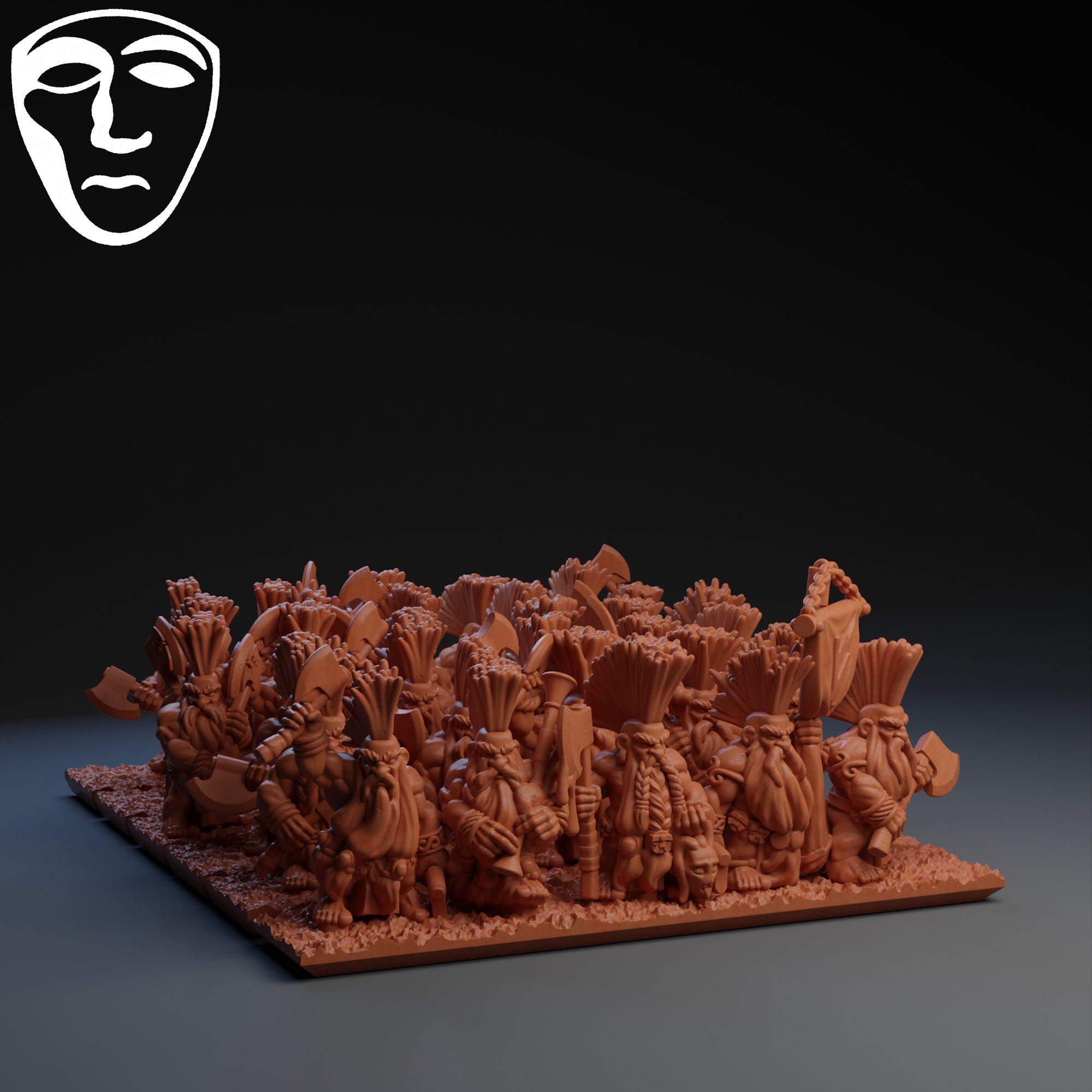 Norse Dwarf Berserkers Varus Miniatures Wargaming TTRPG 10mm Scale - Etsy