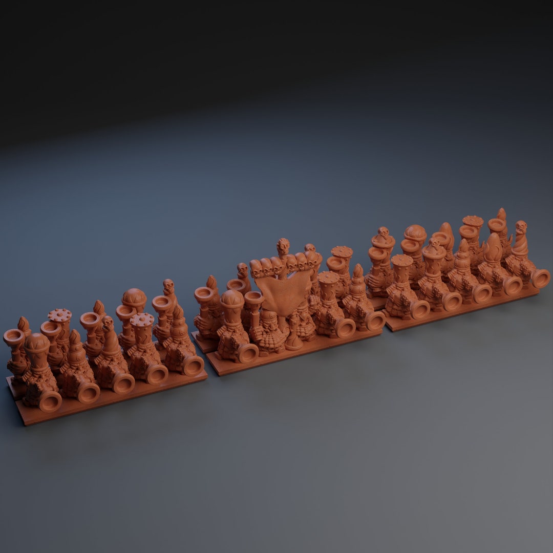 Magma Dwarf Blunderbusses Unit Ankylo Miniatures Wargaming TTRPG 10mm Scale - Etsy