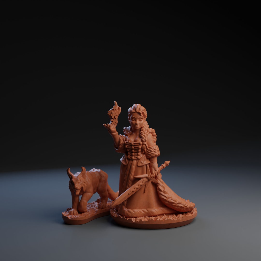 Anna Sorceress of Ethernal Winter Varus Miniatures Wargaming TTRPG 10mm Scale - Etsy