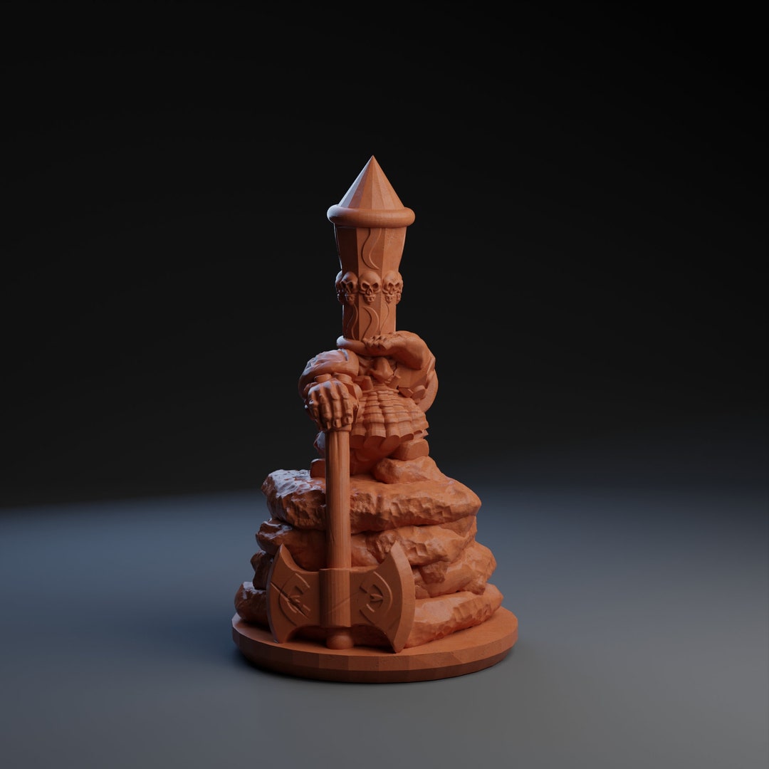 Magma Dwarf Hero Ankylo Miniatures Wargaming TTRPG 10mm Scale - Etsy