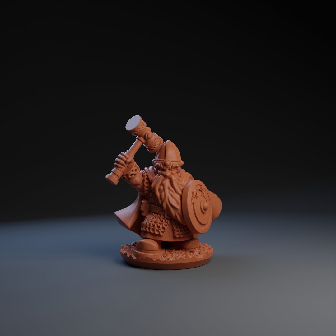 Grumpy Dwarf Hero Varus Miniatures Wargaming TTRPG 10mm Scale - Etsy