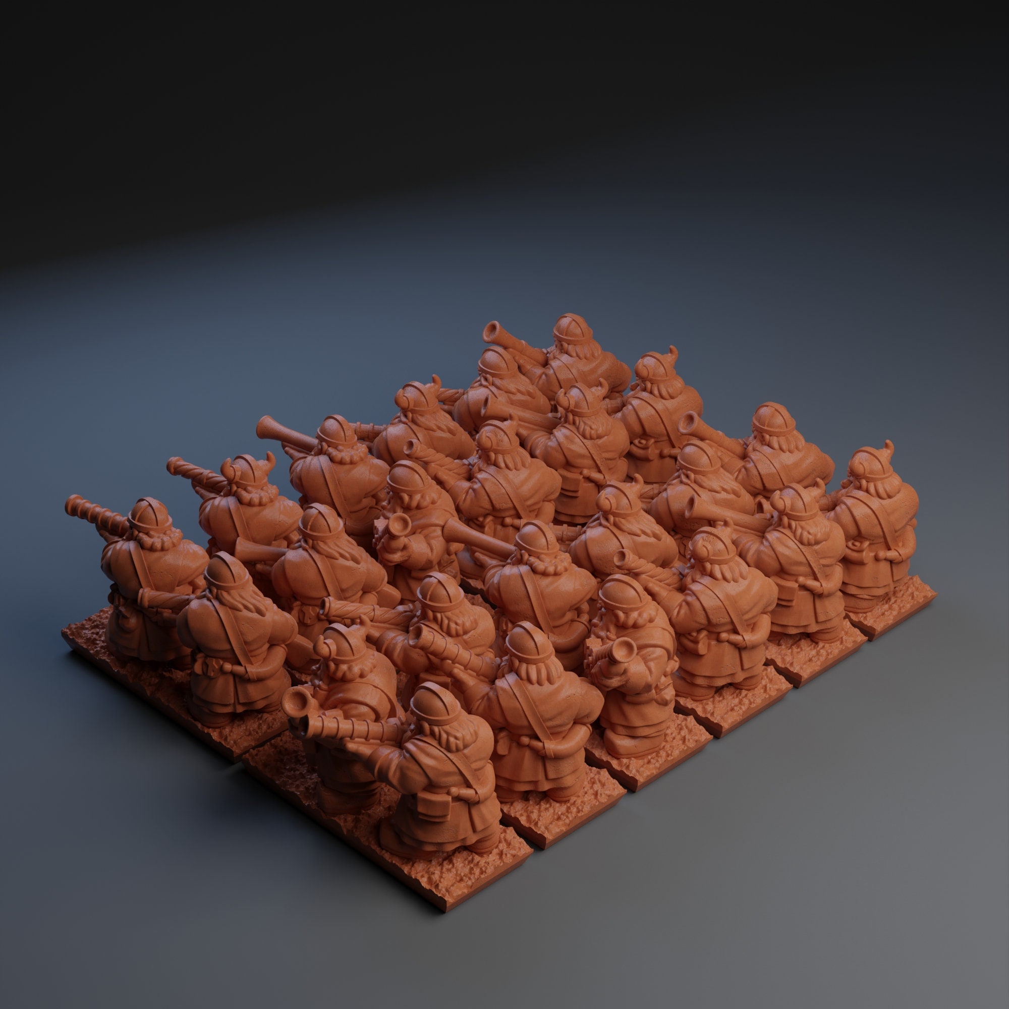 Norse Dwarf Handgunners Varus Miniatures Wargaming TTRPG 10mm Scale - Etsy