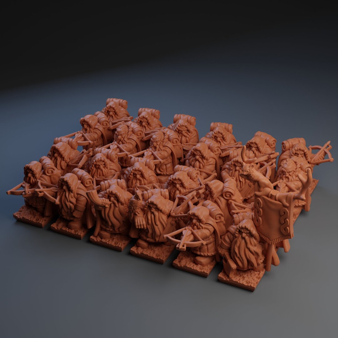 Norse Dwarf Rangers Varus Miniatures Wargaming TTRPG 10mm Scale - Etsy