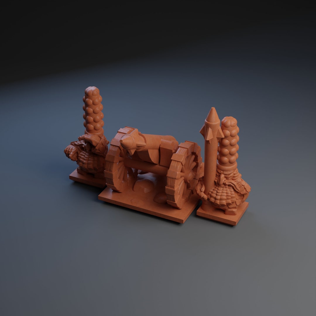 Magma Dwarf Rocketlauncher Unit Ankylo Miniatures Wargaming TTRPG 10mm Scale - Etsy