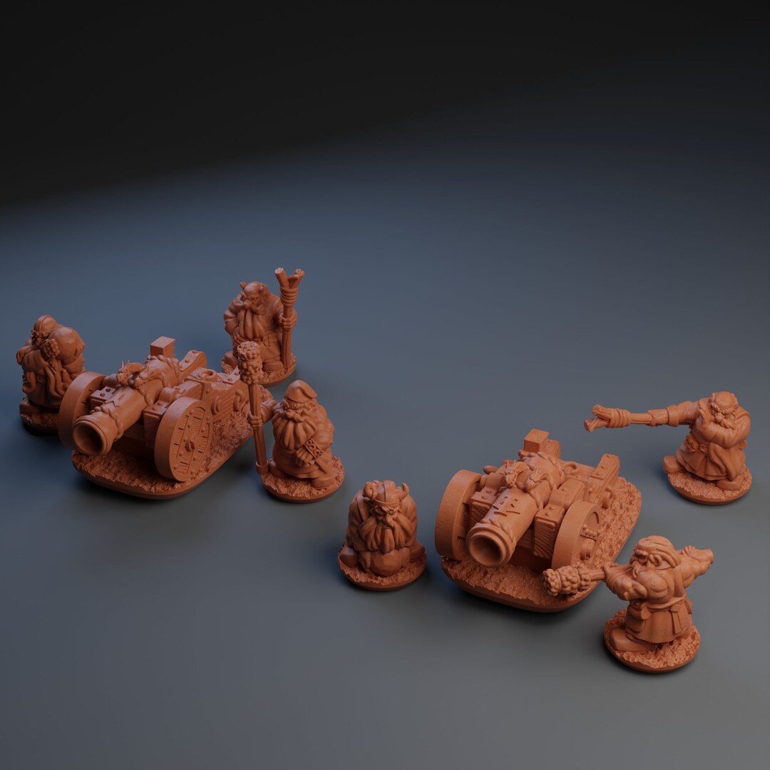 Norse Dwarf Cannon Varus Miniatures Wargaming TTRPG 10mm Scale - Etsy