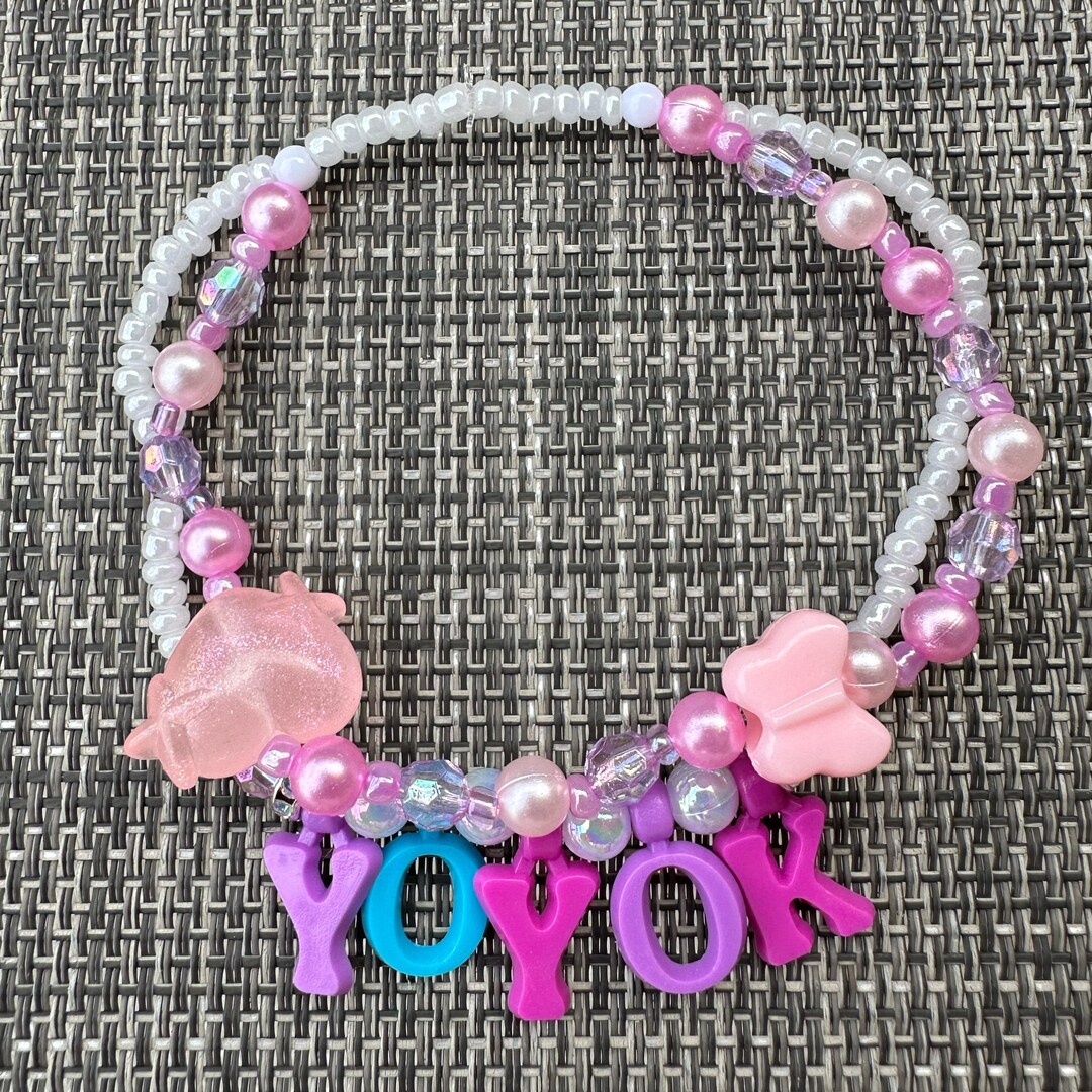 YOYOK Letter Charm Bracelet - Etsy