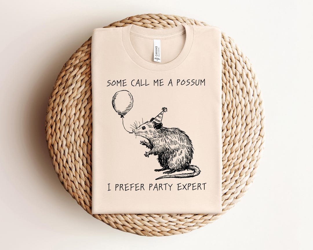 Funny Possum Wearing Party Hat PNG SVG, Some Call Me A Possum Digital ...