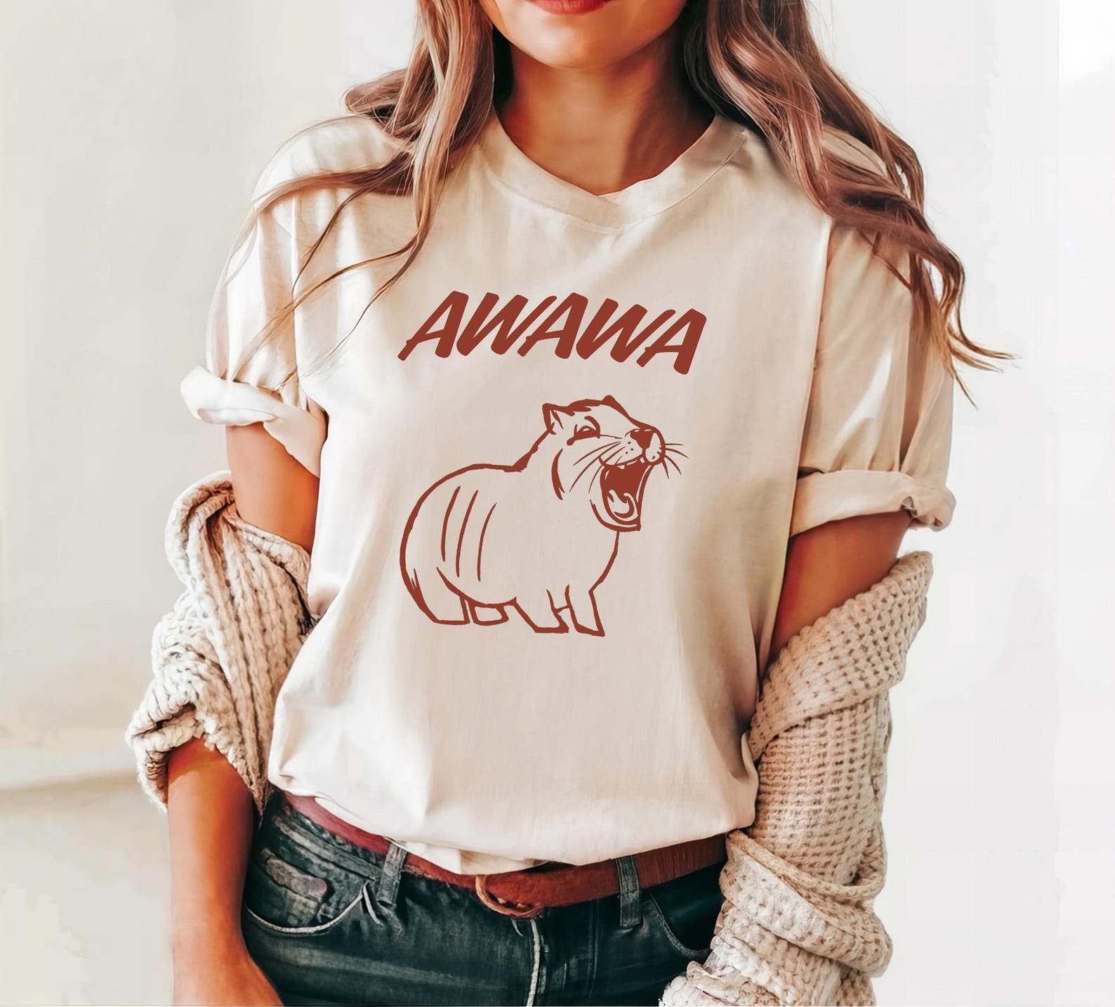 Funny Hyrax PNG SVG Digital Download, Awawa Hyrax Design, Retro Hyrax ...