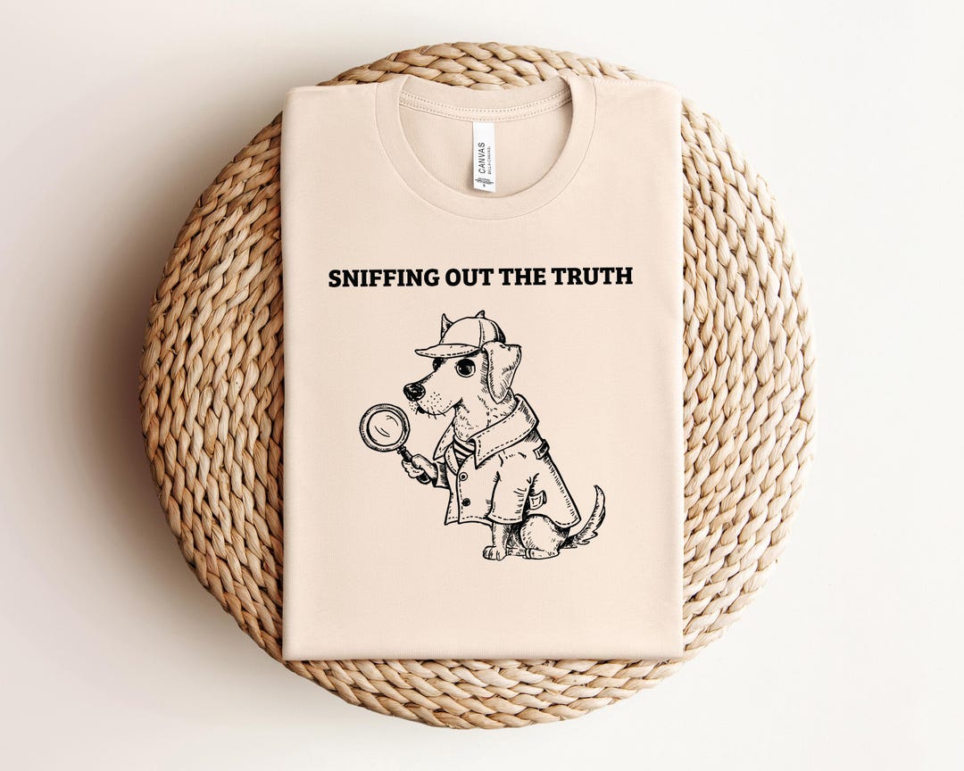 Detective Dog With Magnifying Glass PNG SVG, Sniffing Out the Truth ...