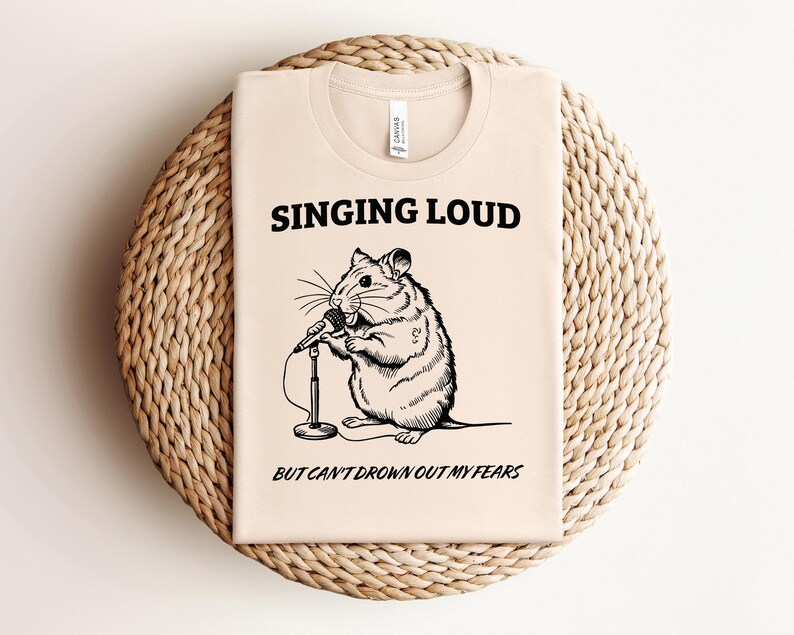 Hamster With Microphone PNG SVG, Singing Loud but Can’t Drown Out My ...