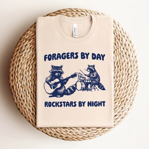 Raccoon Band PNG SVG Digital Download, Foragers by Day, Rockstars by ...