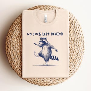 Funny Raccoon Wearing Socks PNG SVG, No Sock Left Behind Digital ...