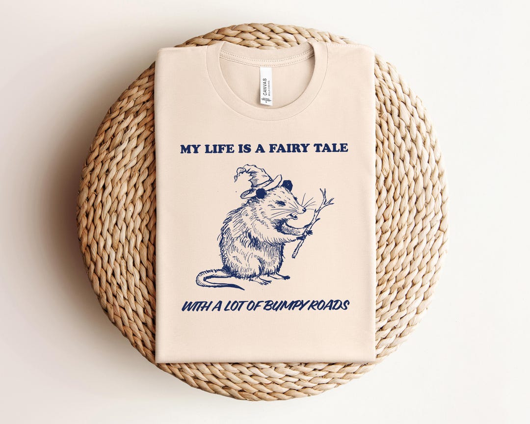 Possum Wearing Wizard Hat PNG SVG, My Life is A Fairy Tale Digital ...