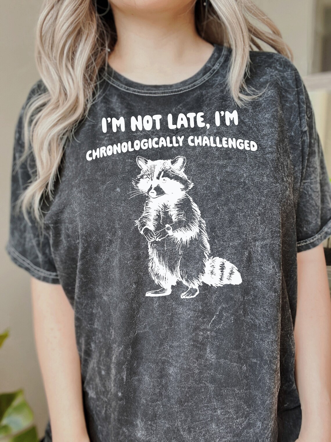 Raccoon Watch PNG SVG Digital Download, I'm Not Late I'm ...