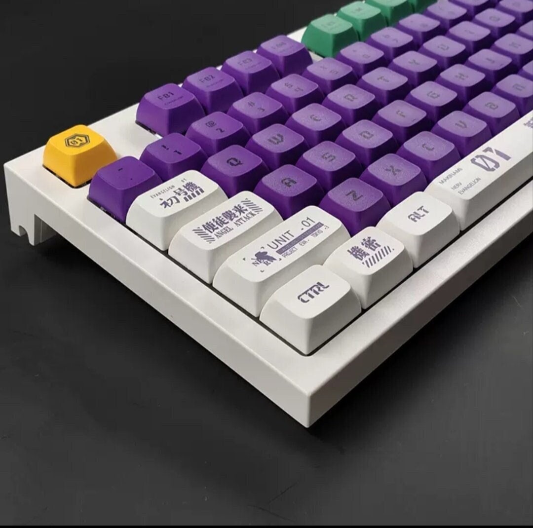 EVA Unit 01 Themed Key Caps - Etsy