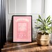 Love Poster Pink Preppy Wall Art Lovesong Art Print Retro Printable ...