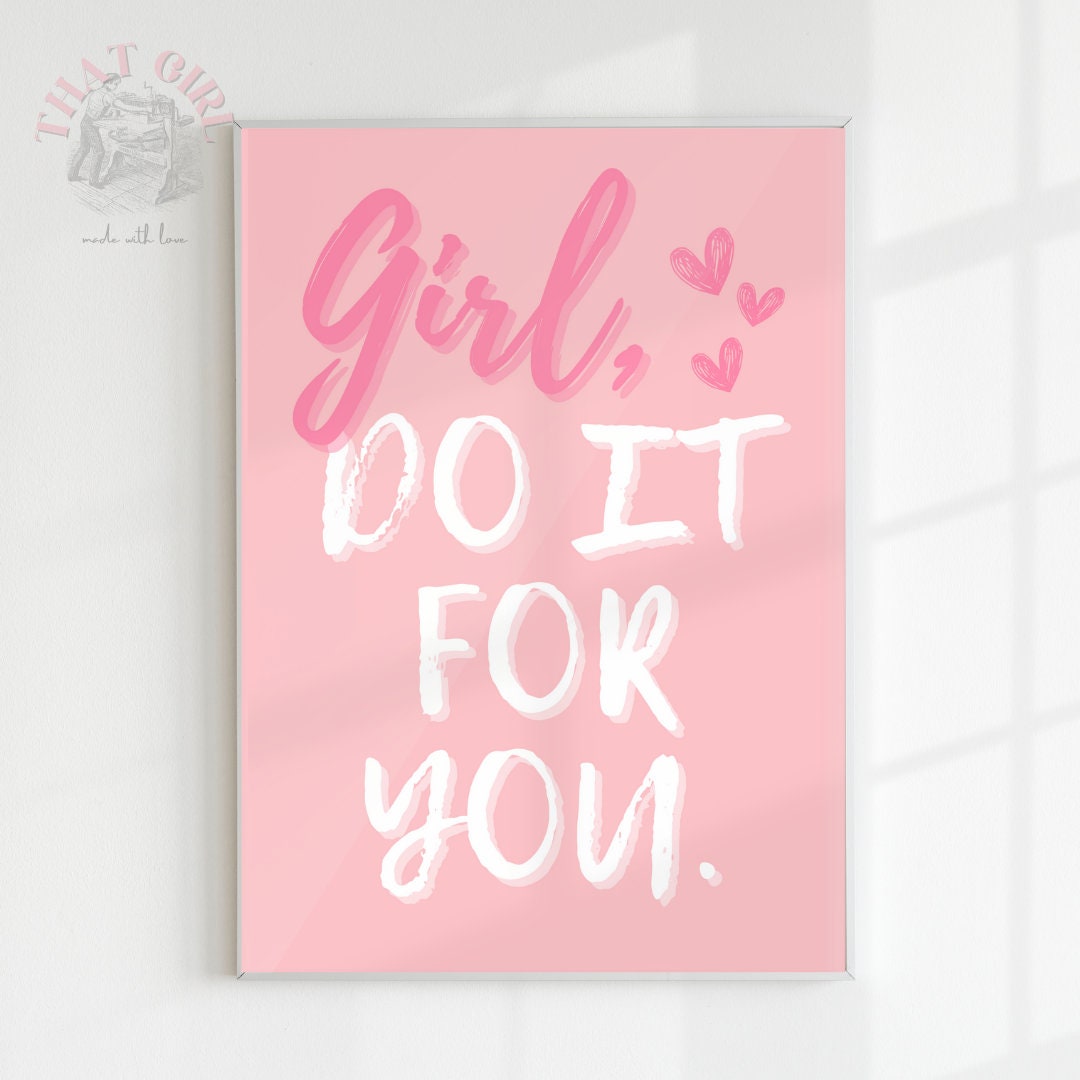 Positive Affirmations Women Empowerment Preppy Wall Art Empowering ...