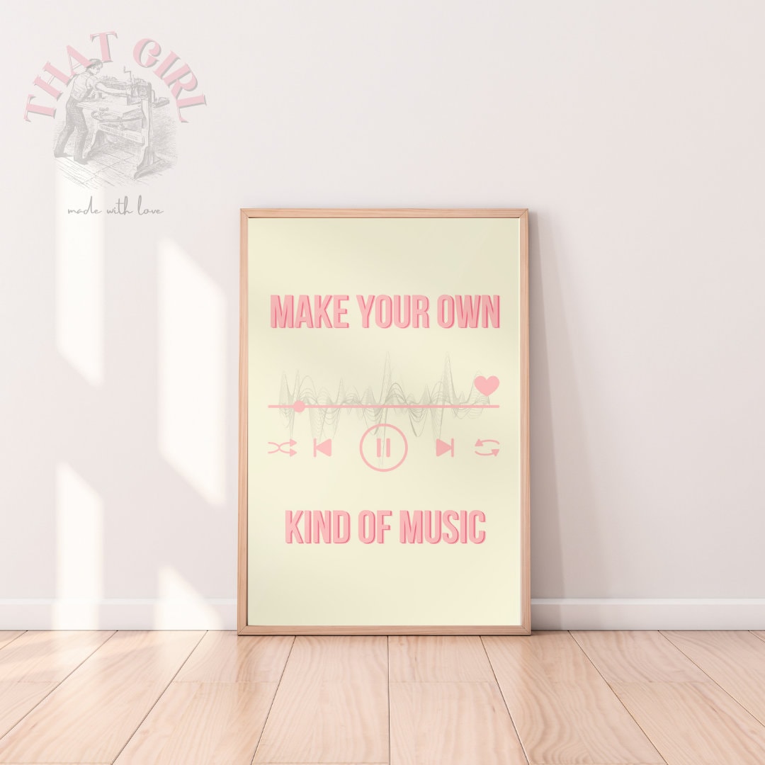 Inspirational Wall Art Preppy Poster Inspiring Quote Art Print ...