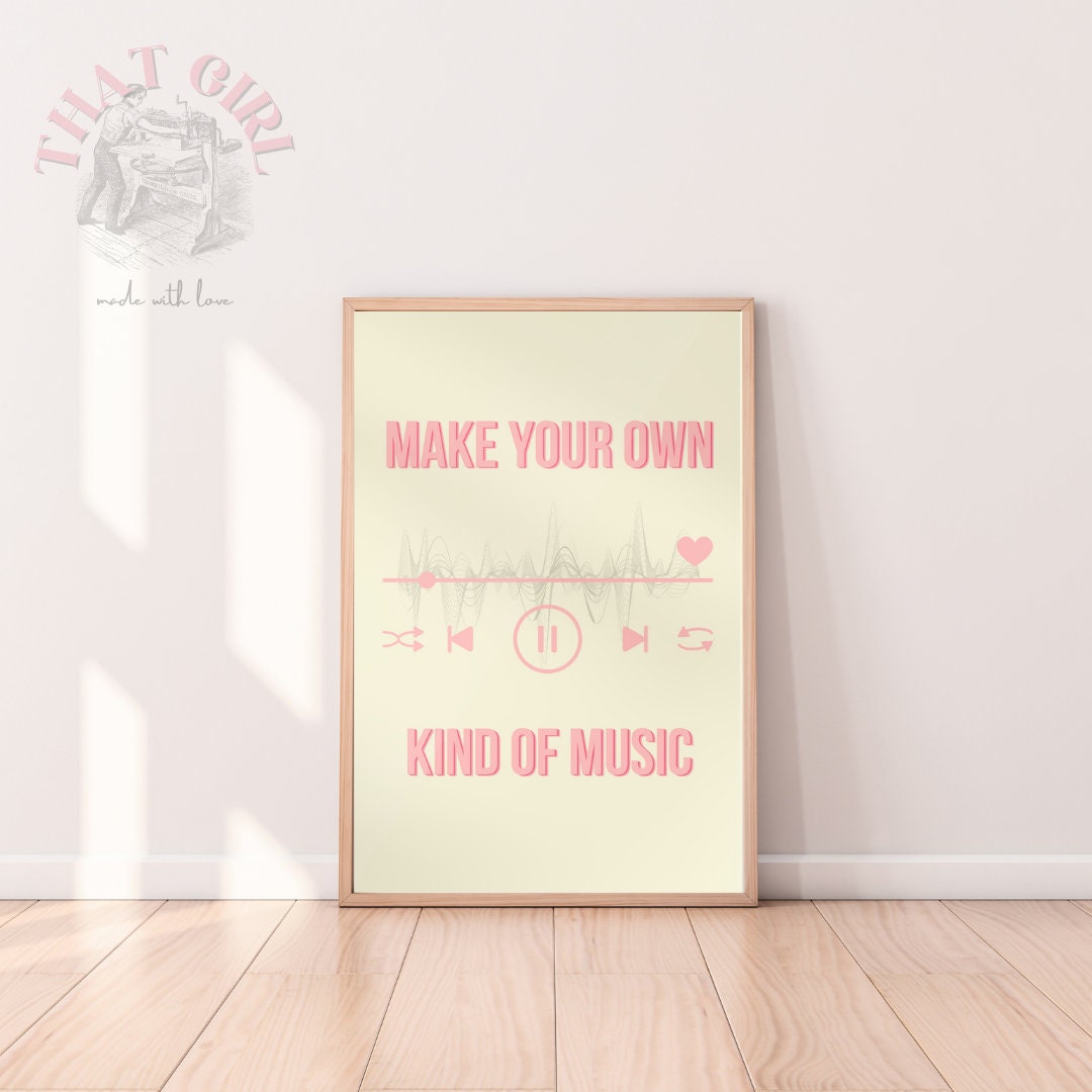 Inspirational Wall Art Preppy Poster Inspiring Quote Art Print ...