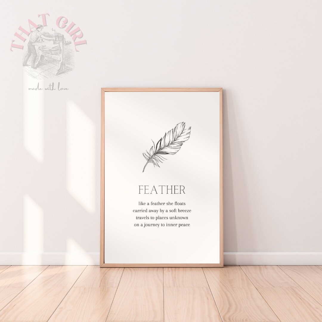 Poetry Wall Art Fine Line Printable Poster Inspirational Poem Art Print ...