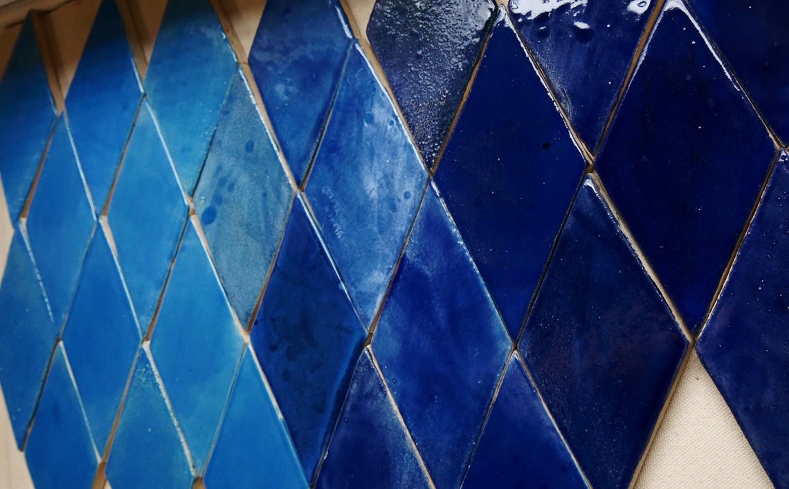 Rhombus Handmade Tiles - Etsy