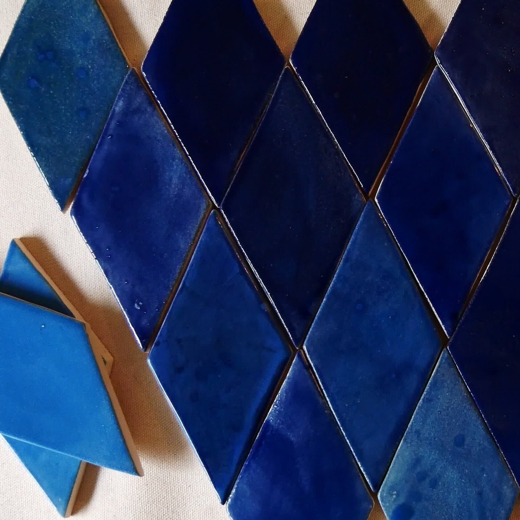 Rhombus Handmade Tiles - Etsy