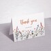 Botanical Bliss Thank You Card, Thank You Card, Floral Thank You Card ...