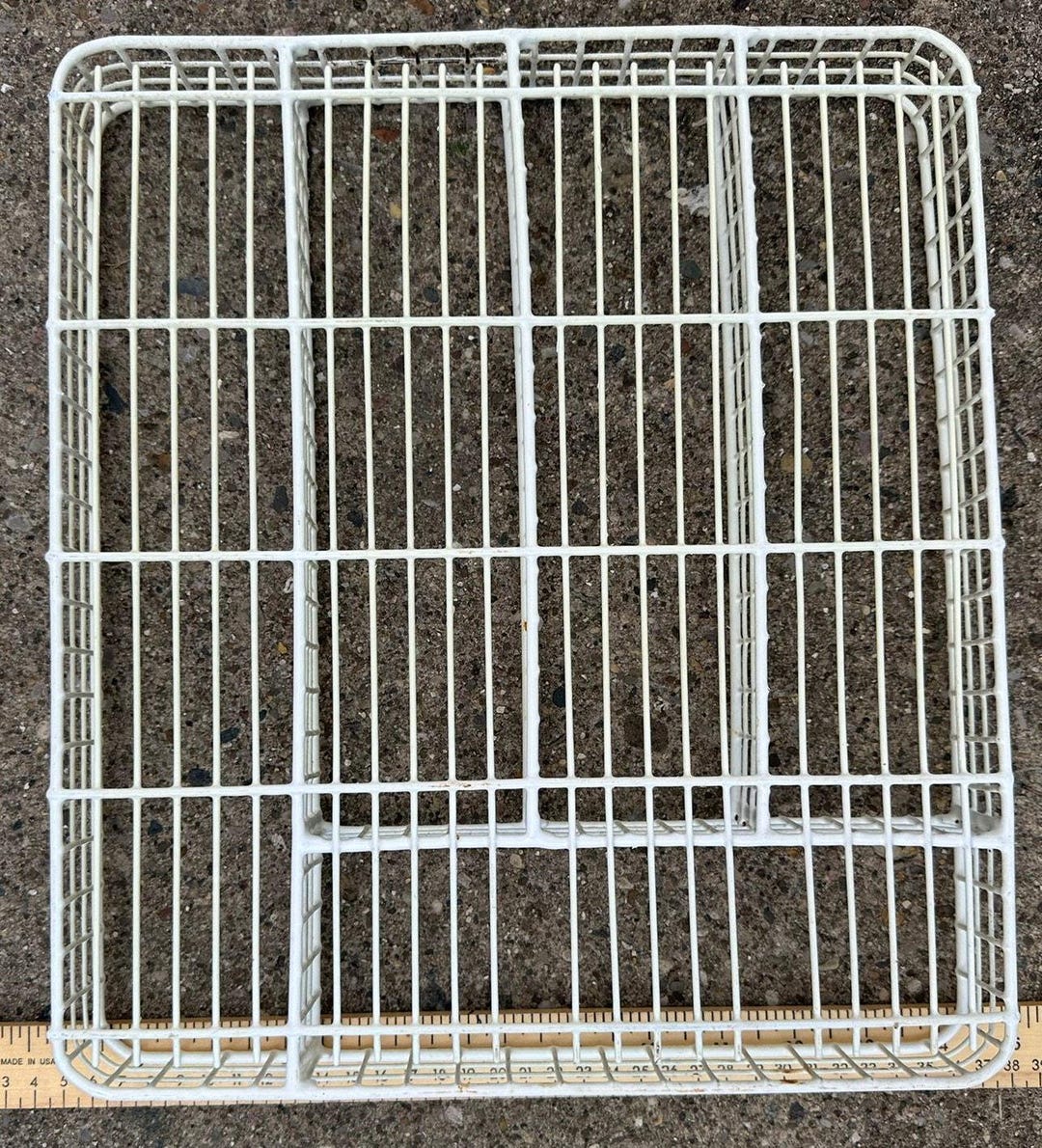 Vintage White Wire Kitchen Dish Drainer Rack Separator - Etsy