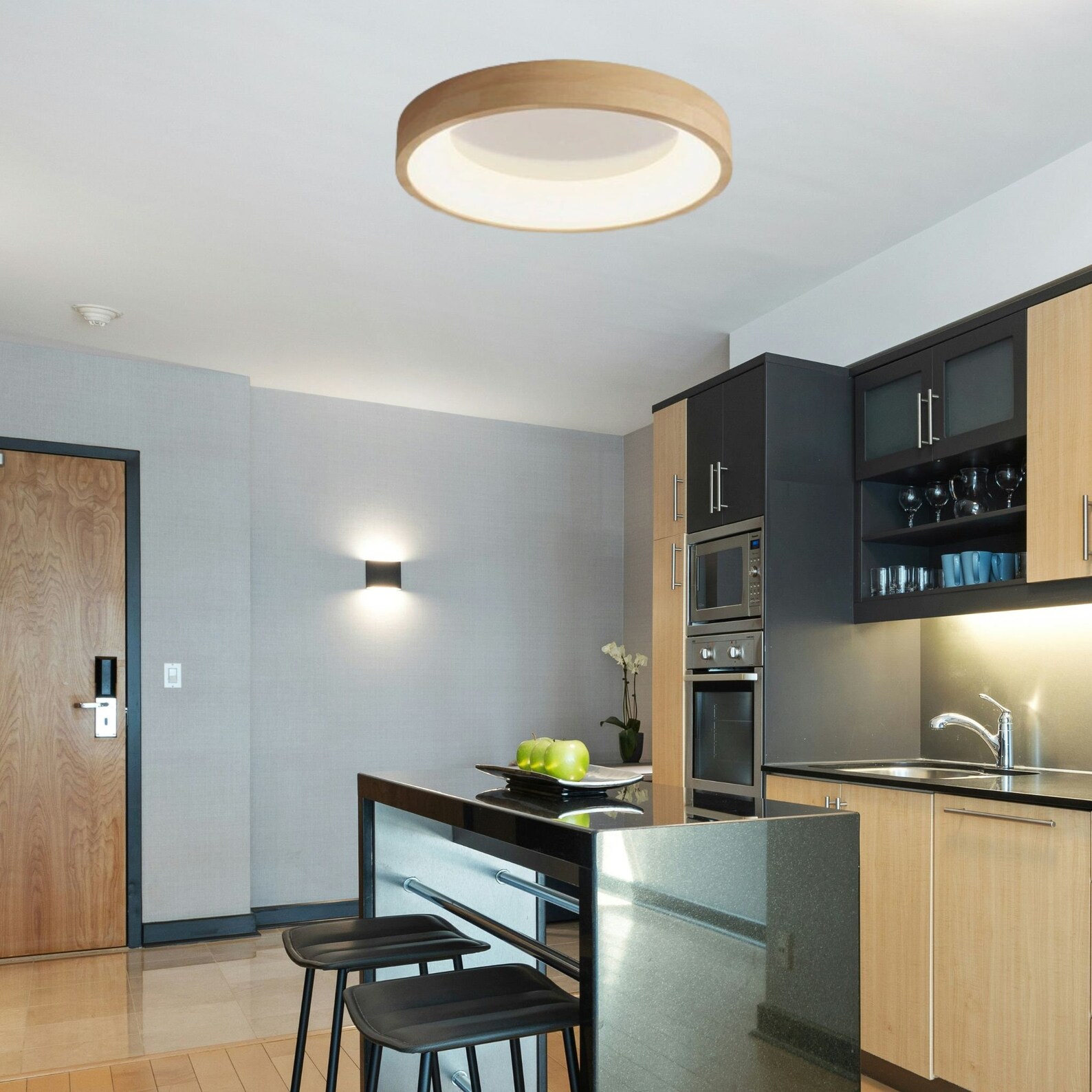Ceiling LED Lamp Bedroom, Round Ceiling Lamp, Nordic Pendant Lighting ...
