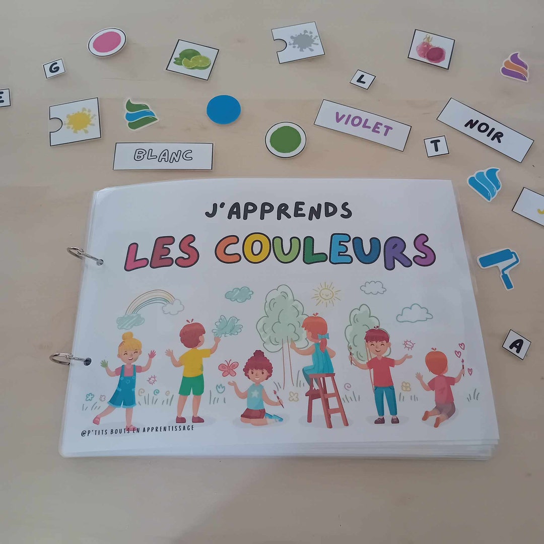 Colors Activity Booklet, Color Recognition - Etsy