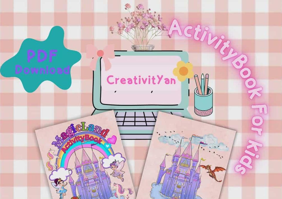 My Activity Book Magicland - Etsy