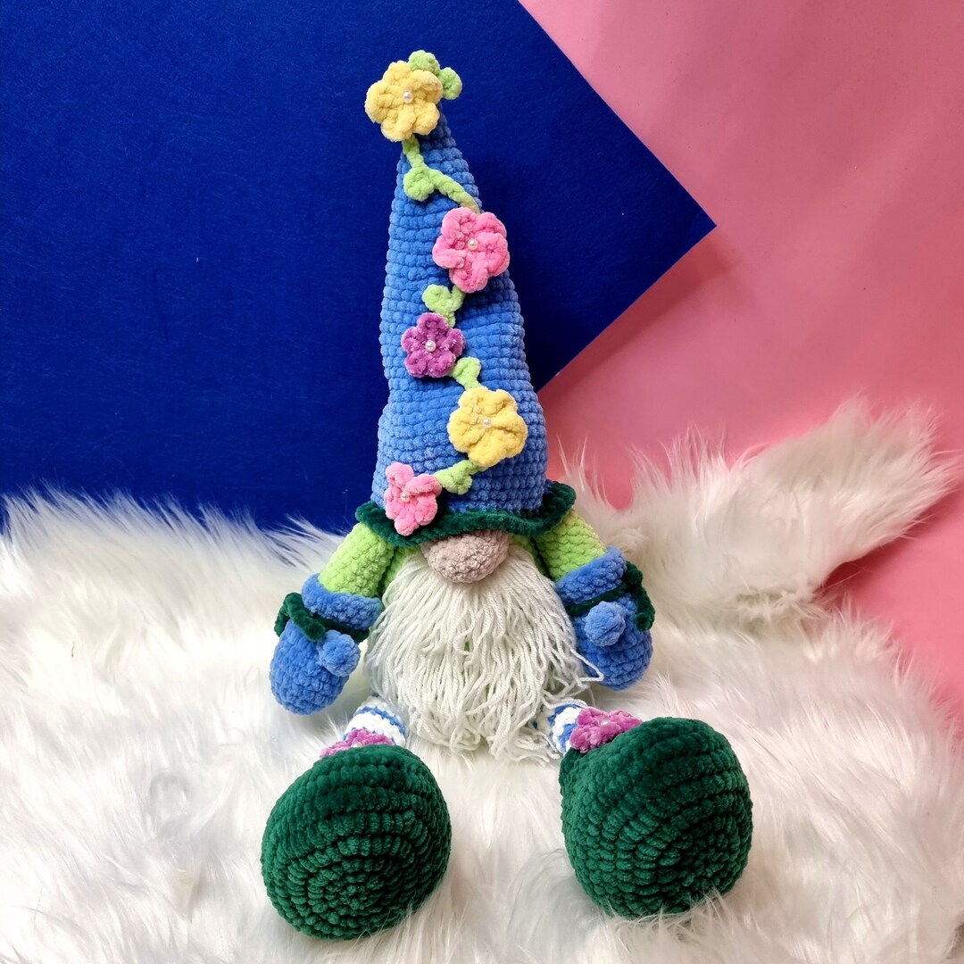 Plush Gnome, Crochet Gnomes, Spring Gnome, Swedish Gnomes - Etsy