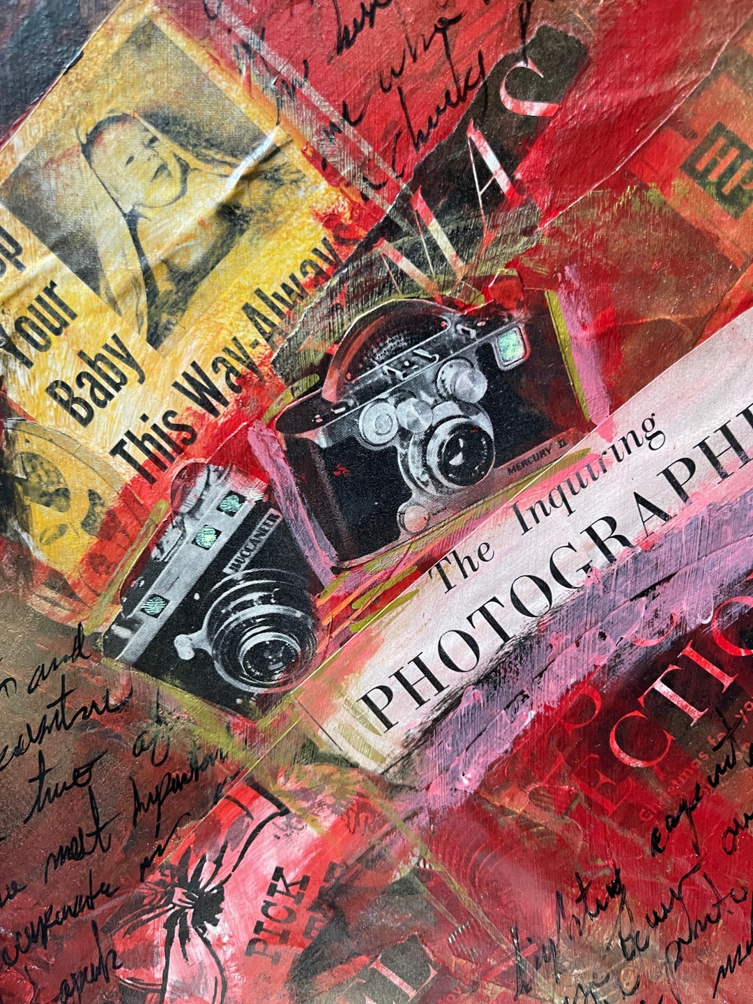 Inquiring Photographer original Collage - Etsy