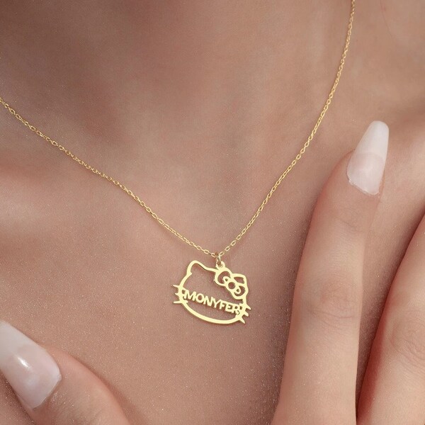 Hello Necklace - Etsy