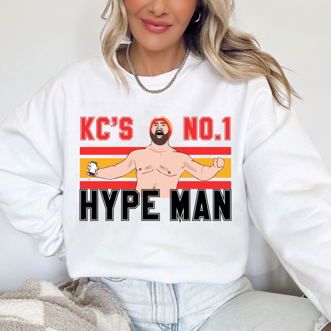 Jason Hype Man Svg, Hype Man Svg, Kc Hype Man Svg, Jason Kelce No Shirt ...