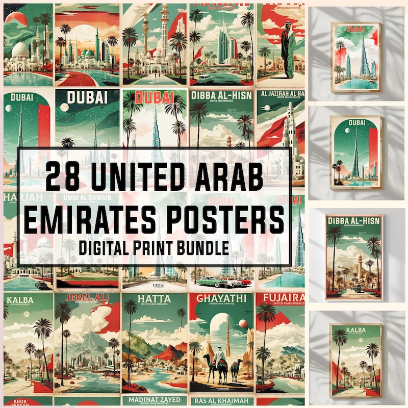 Arab Print Green - Etsy