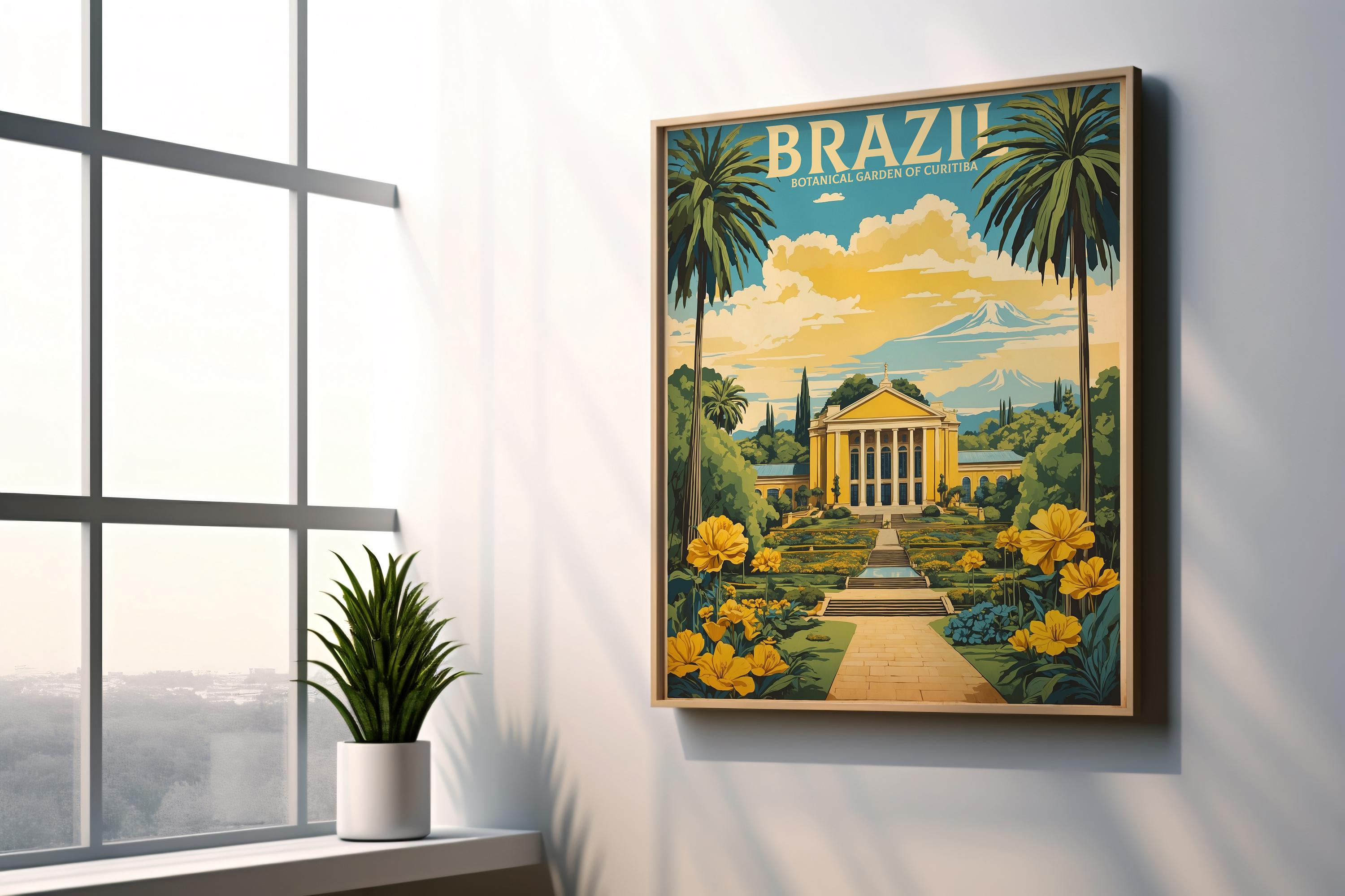 50 Brazil Vintage Travel Posters, Wall Art, Vintage Poster, Brazil ...