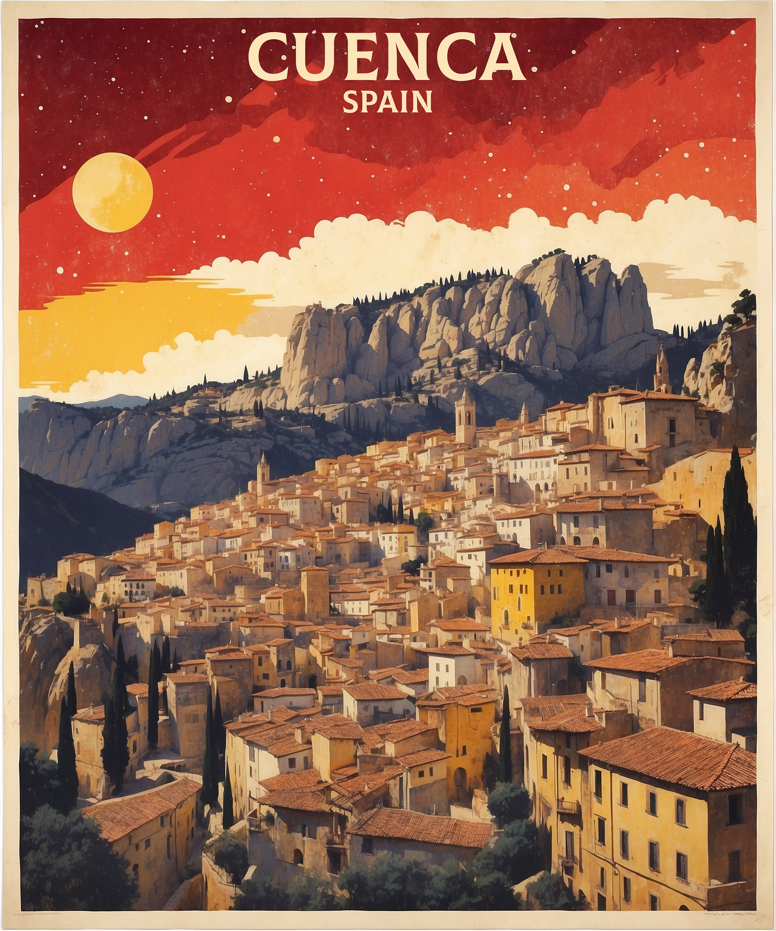 75 Spain Vintage Travel Posters, Spanish Wall Art, Vintage Poster ...