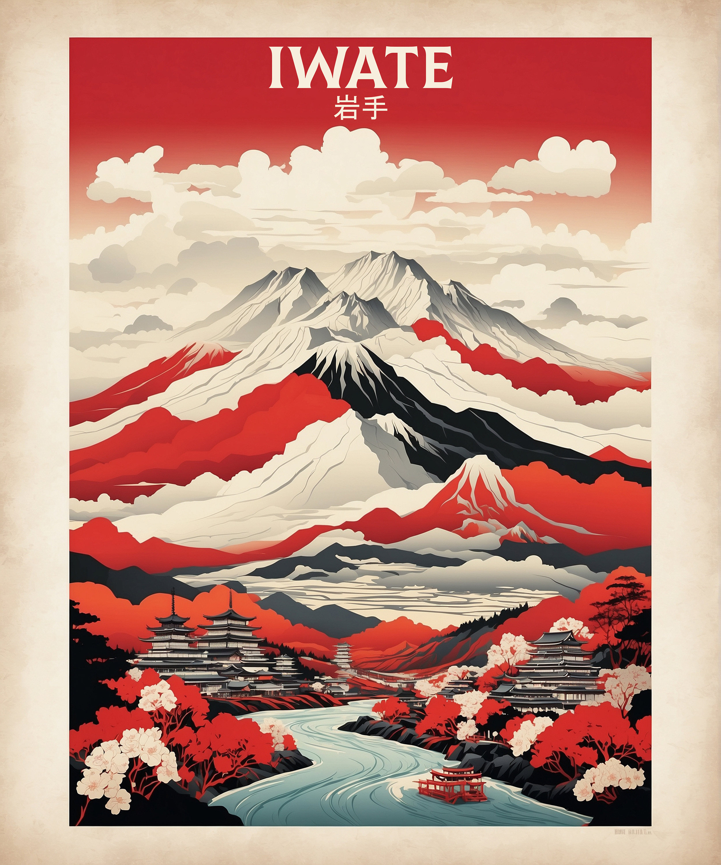 50 Japan Vintage Travel Posters, Japanese Wall Art, Vintage Poster ...