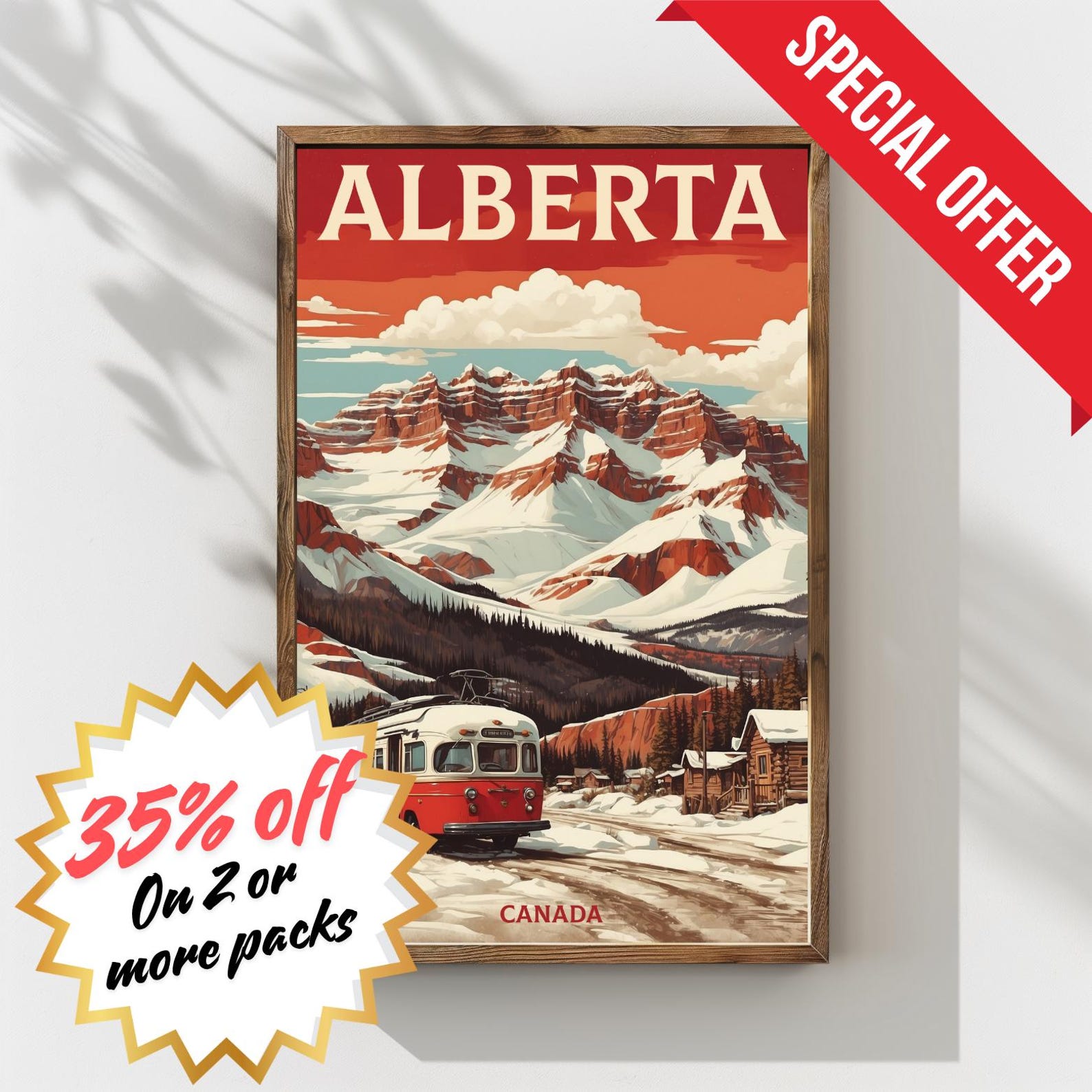 50 Canada Vintage Travel Posters, Canadian Wall Art, SVG, PDF, Souvenir ...