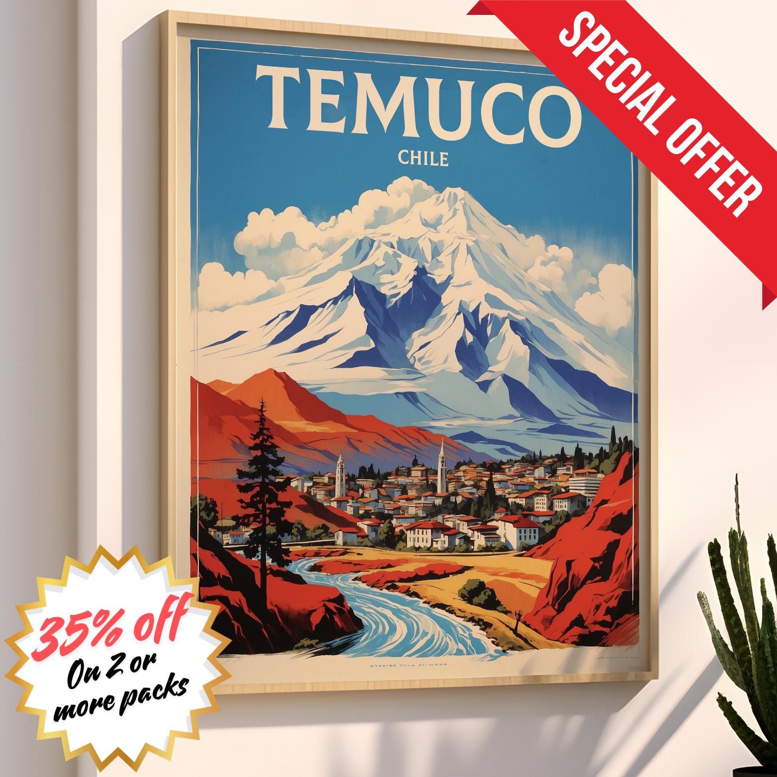 100 Chile Vintage Travel Posters, SVG, PDF, JPG, Wall Art, Vintage ...