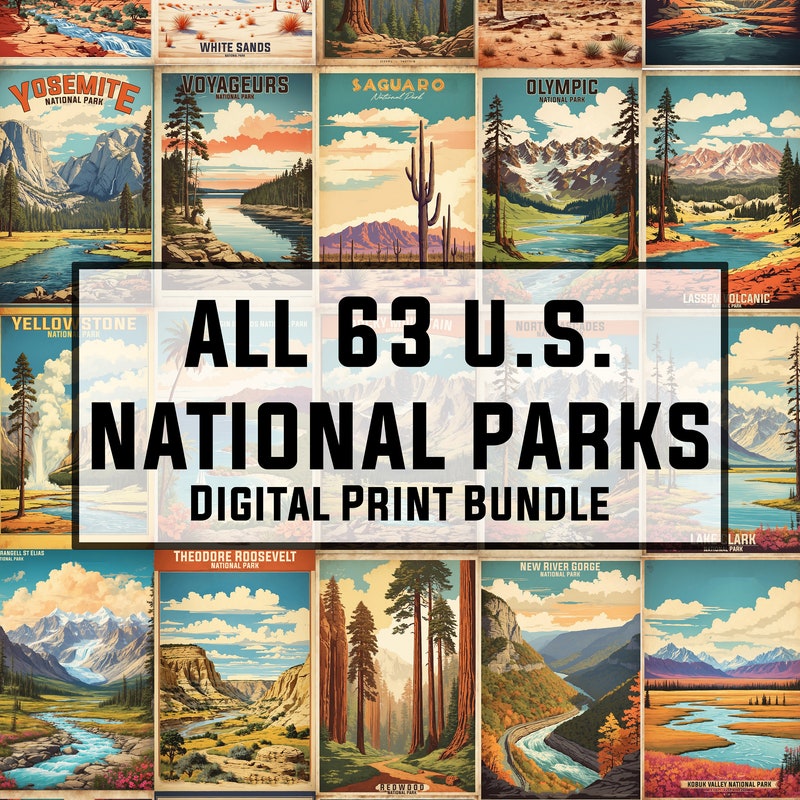 National Parks - Etsy